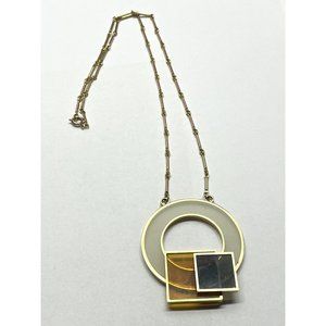 Vintage | Jewelry | Vintage Mcm Mod Lucite Pendant Necklace | Poshmark